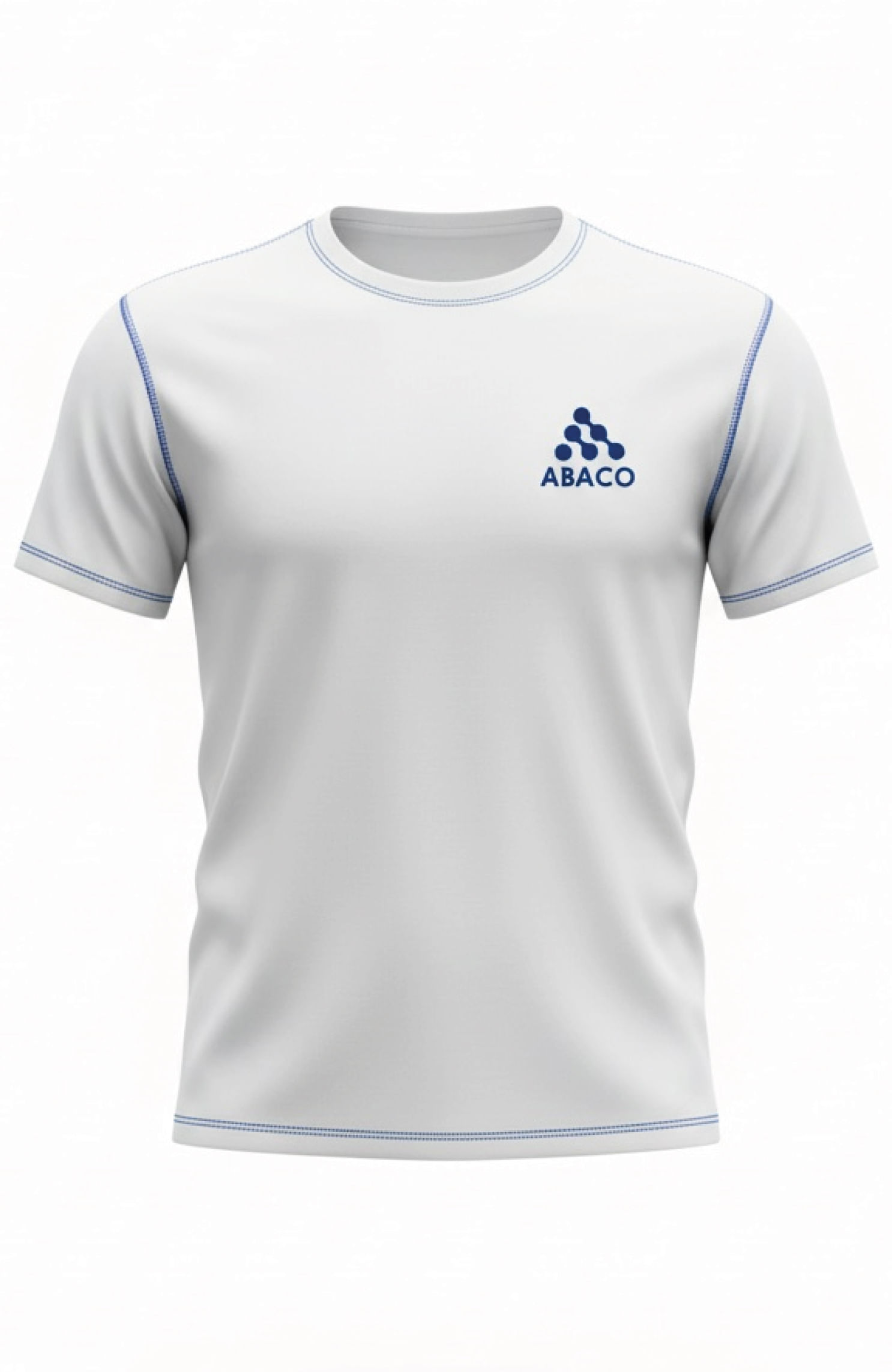 Camiseta Uniforme Colégio Ábaco Branca - UniformEasy